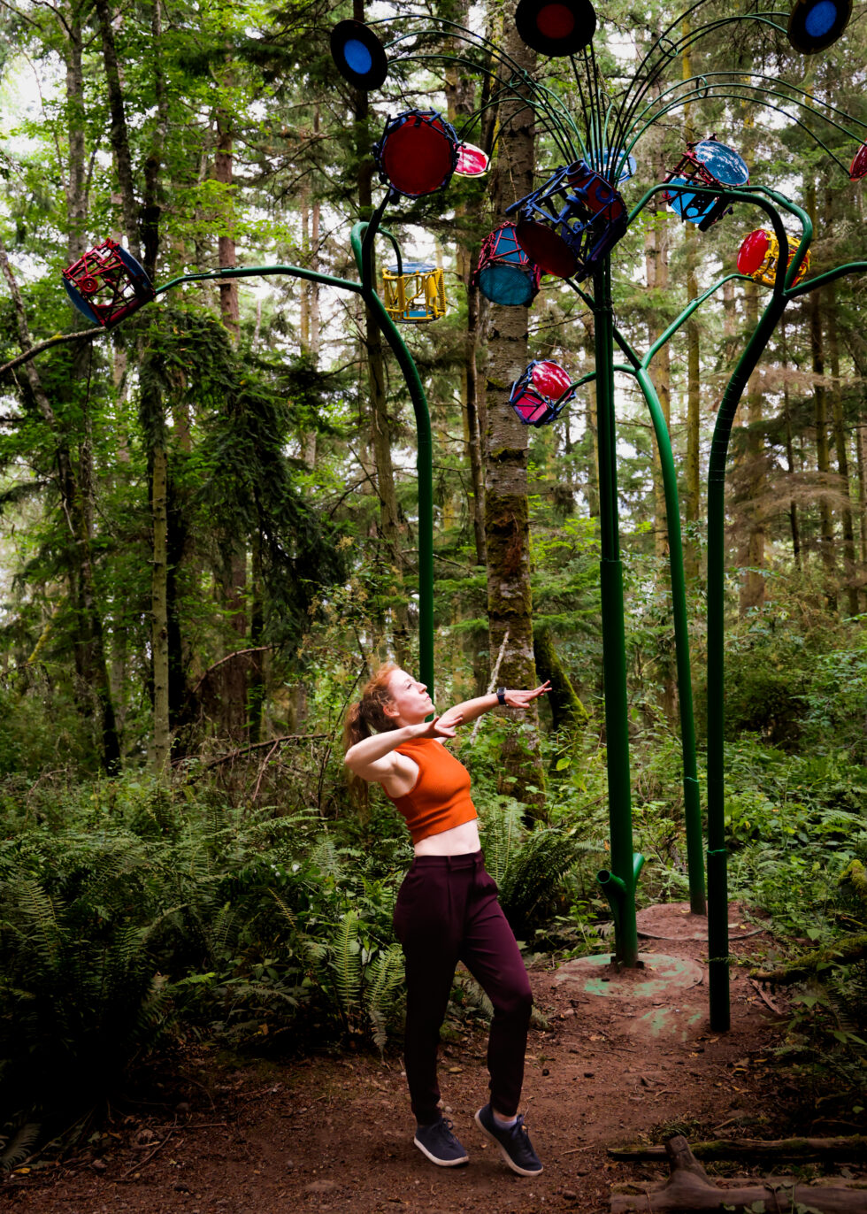 WANDER/WONDER: a sculptured dance happening at Price Sculpture Forest ...