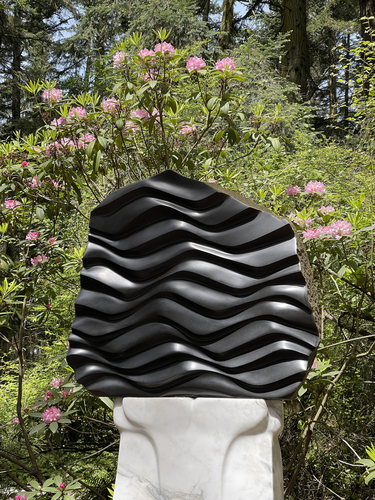 Price Sculpture Forest park/garden in Coupeville on Whidbey Island